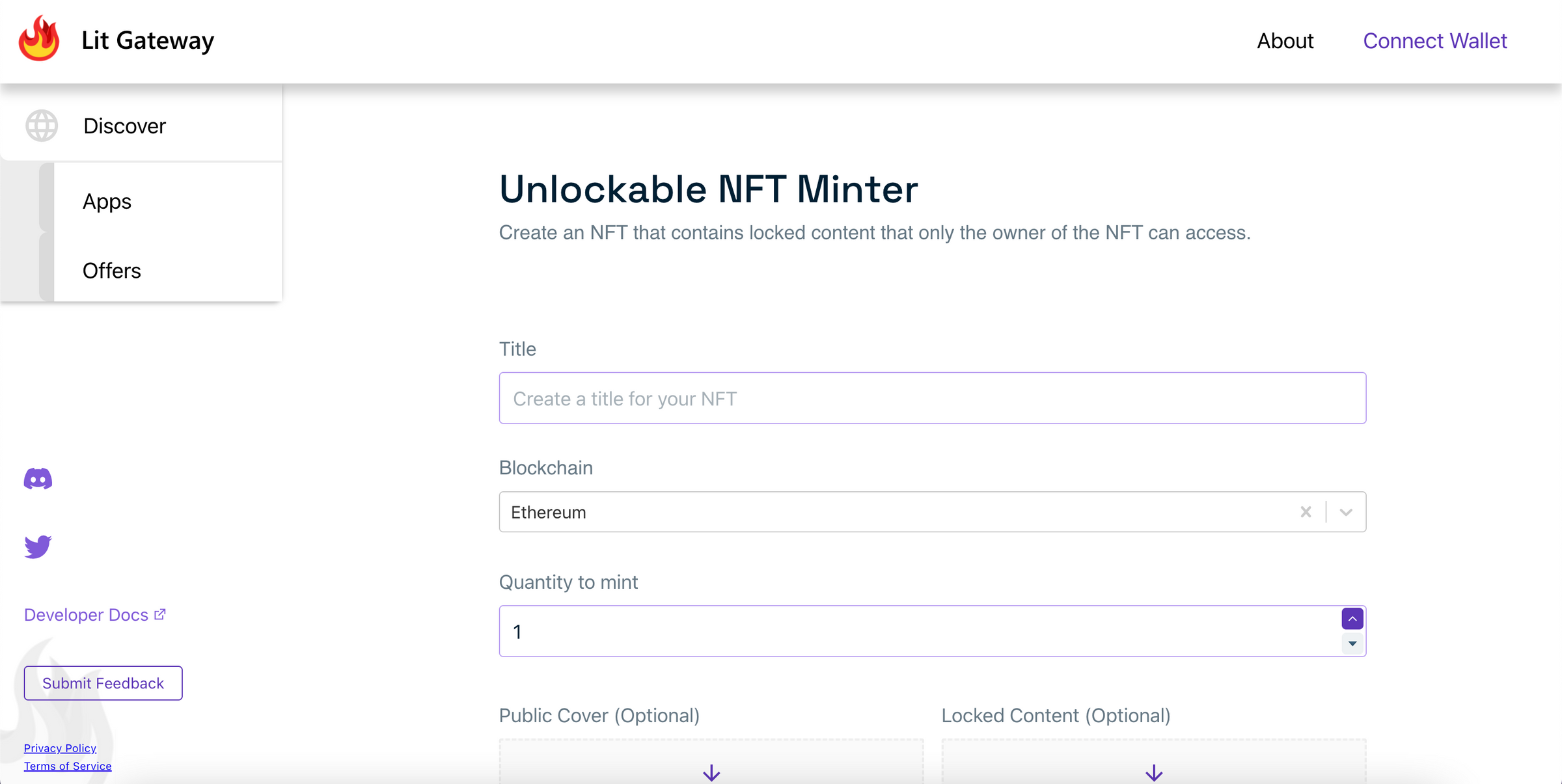 Open Source, Multi-Chain, Unlockable NFT Minter
